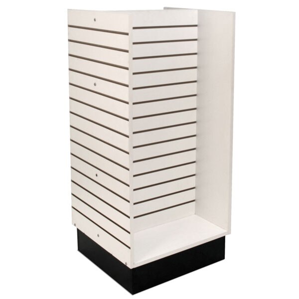 Slatwall H-unit 24"x24"x54" high - white