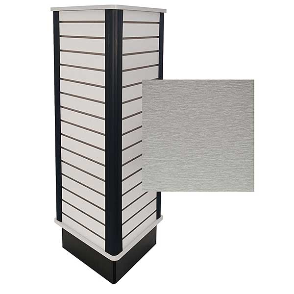 Slatwall Triangle Unit Brushed Aluminum