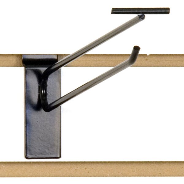 10" Slatwall Scanner Hook | Black Slatwall Flip Scan Hook