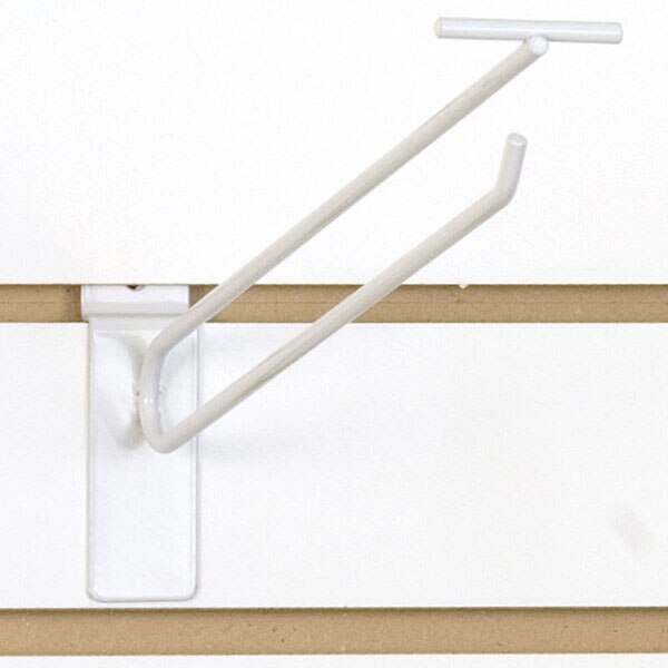Slatwall scanner hook 12"-white