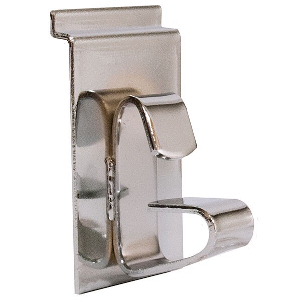 Slatwall Wheel Clip - Chrome