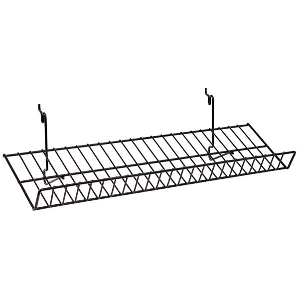 Sloping shelf 23-1/2"w x 6-1/2"d Universal fit - black