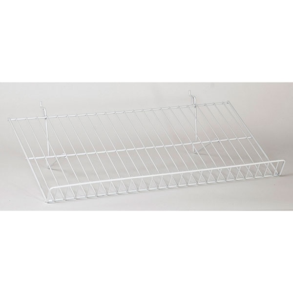 Sloping shelf 23-1/2"w x 12"d Universal fit - white