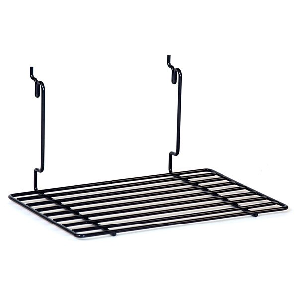 Flat shelf 12"w x 8"d Universal fit - black