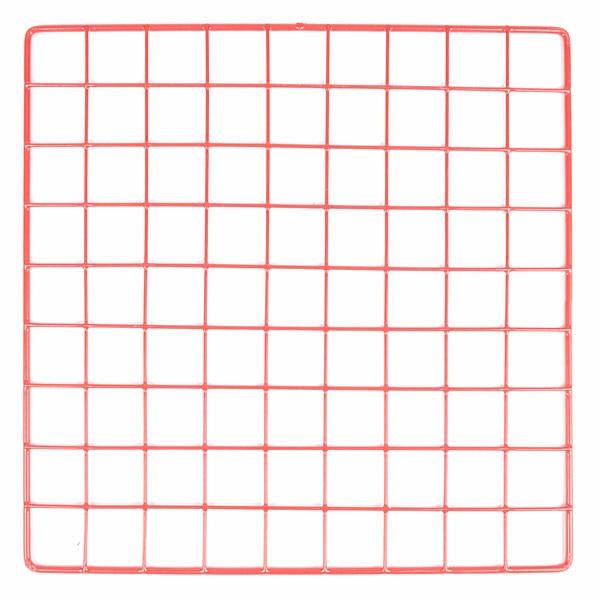 Mini grid 14" x 14" - red