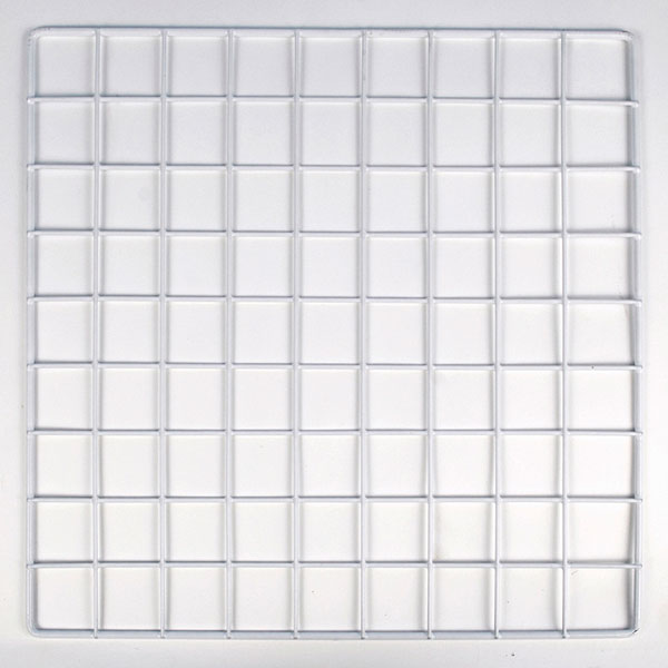 14x14 Mini Wire Grid Panel - White | KC Store Fixtures