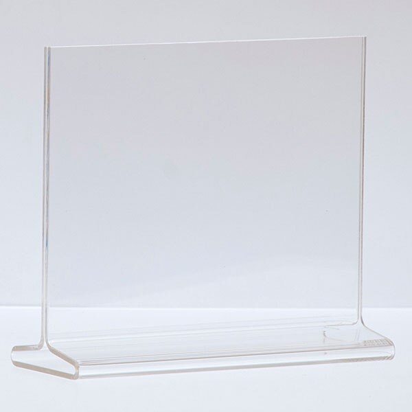 Top load acrylic sign holder 7"w x 5-1/2"h