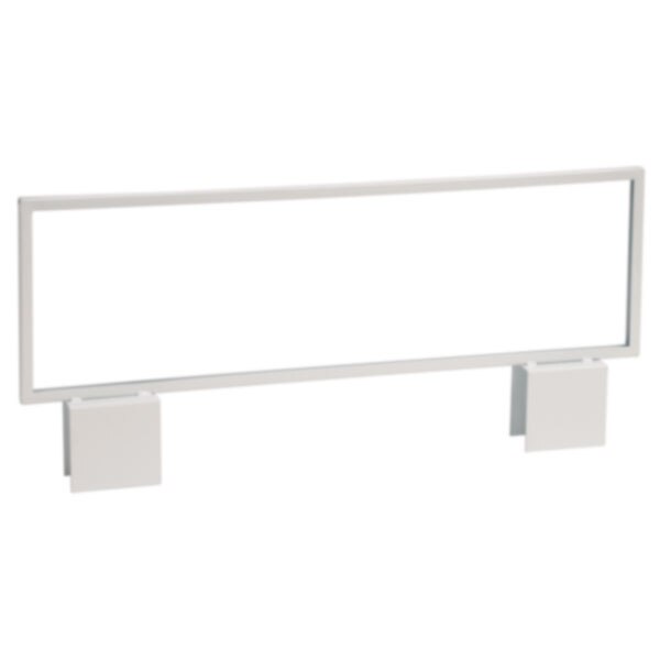Slatwall H Unit Metal Sign Holder - White 22 x 7