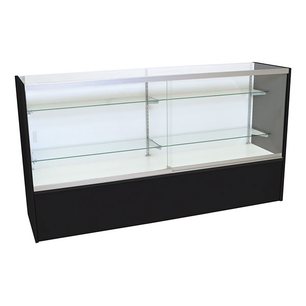 Front Open Showcase 70 inch - Black