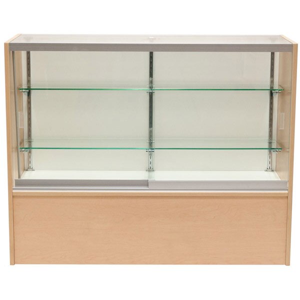 Front Open Showcase 48 inch- Maple w/light