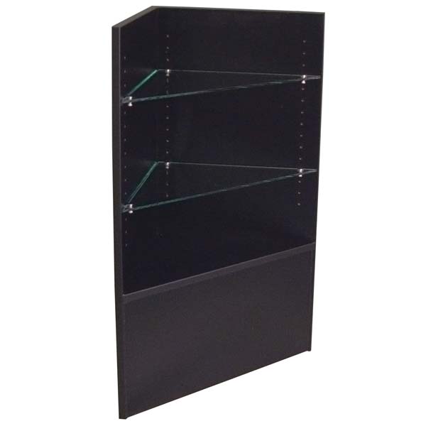 Counter Corner Display Unit - Black | KC Store Fixtures