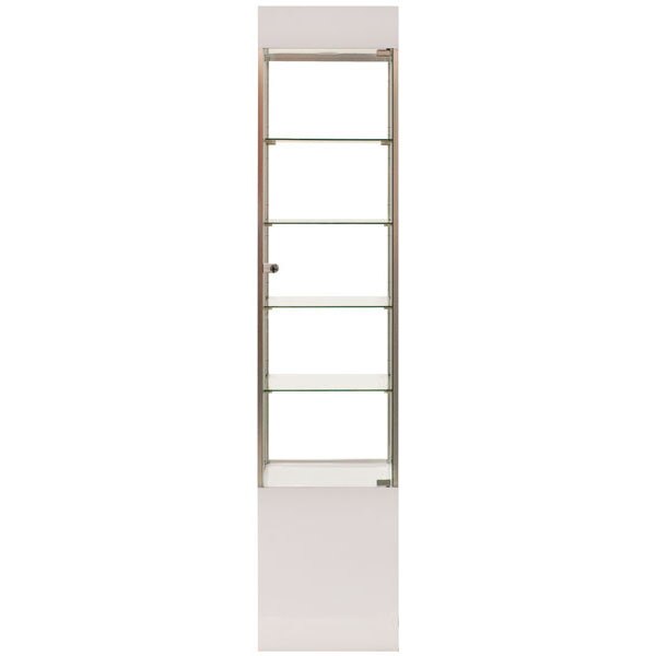 Square Showcase Tower - White | KC Store Fixtures