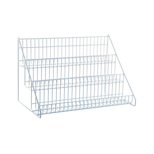 3 Tier Countertop Rack 24 in wide 24x14x15 white