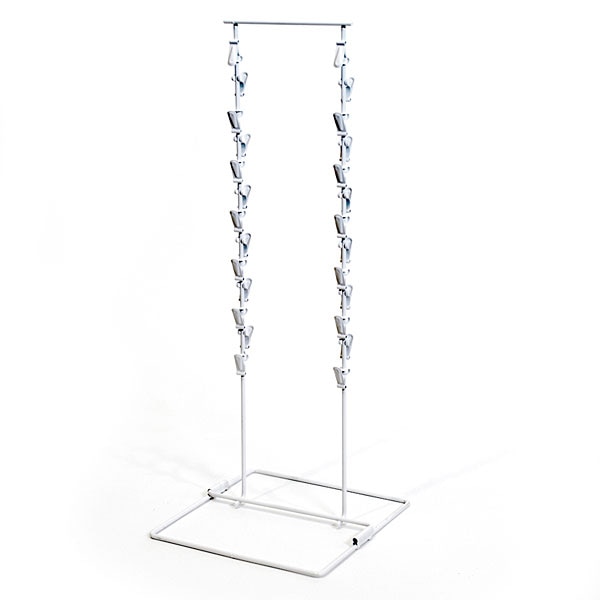 Free-Standing Wire Chip Clips Rack - 2 Rows | KC Store Fixtures