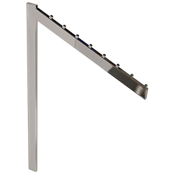 16 inch slant arm for rectangular tube rack