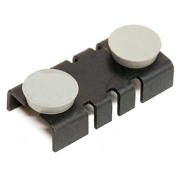 Shelf Rest - 2 Rubber Buttons | KC Store Fixtures