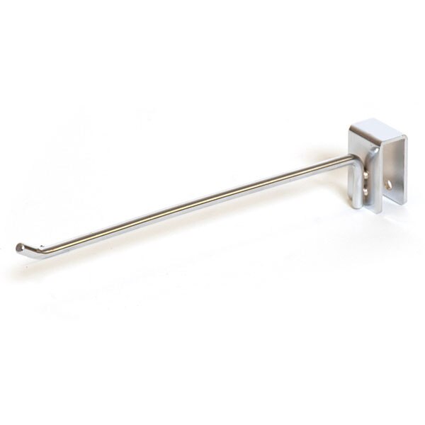 Rectangular tubing hook 8" - chrome