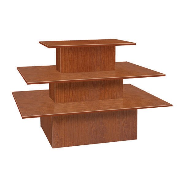 Wooden Rectangle Table for Display | Three Tier Table